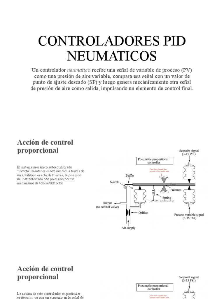 Controladores Pid Neumaticos | PDF | Presión | Ingeniería mecánica