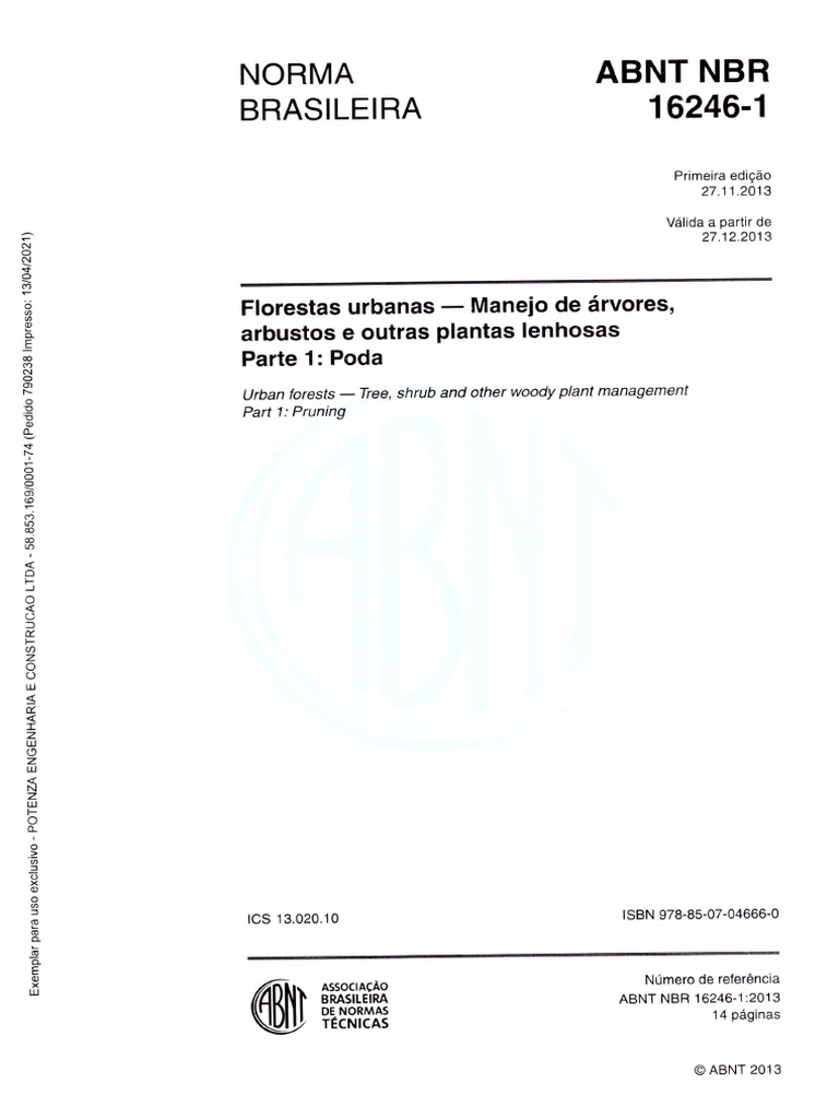 Abnt 16246 1 | PDF