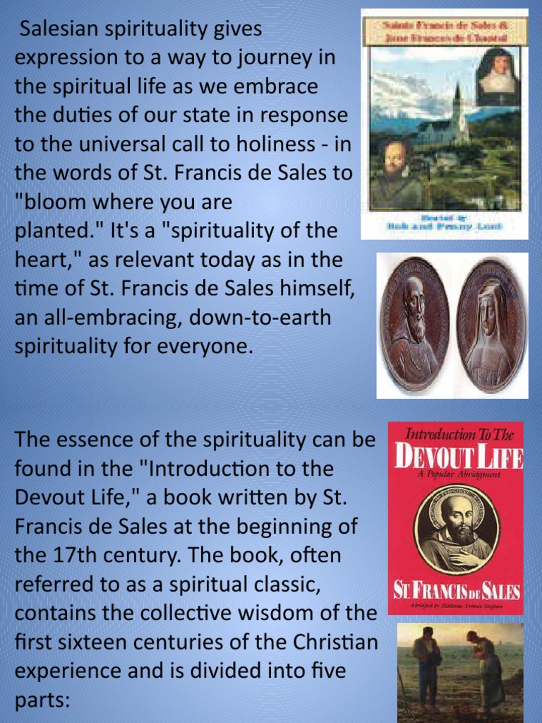 Salesian Spirituality and Its Virtues | PDF | Jesus | Love