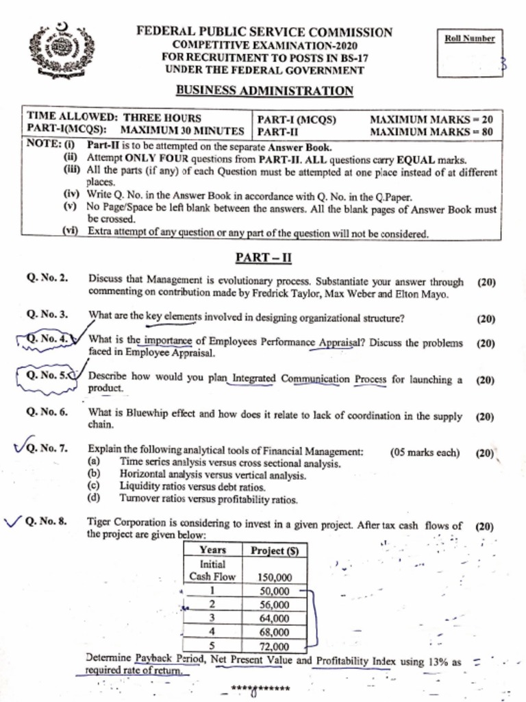 Business Administration CSS 2000 2020 | PDF | Financial Risk | Equity ...