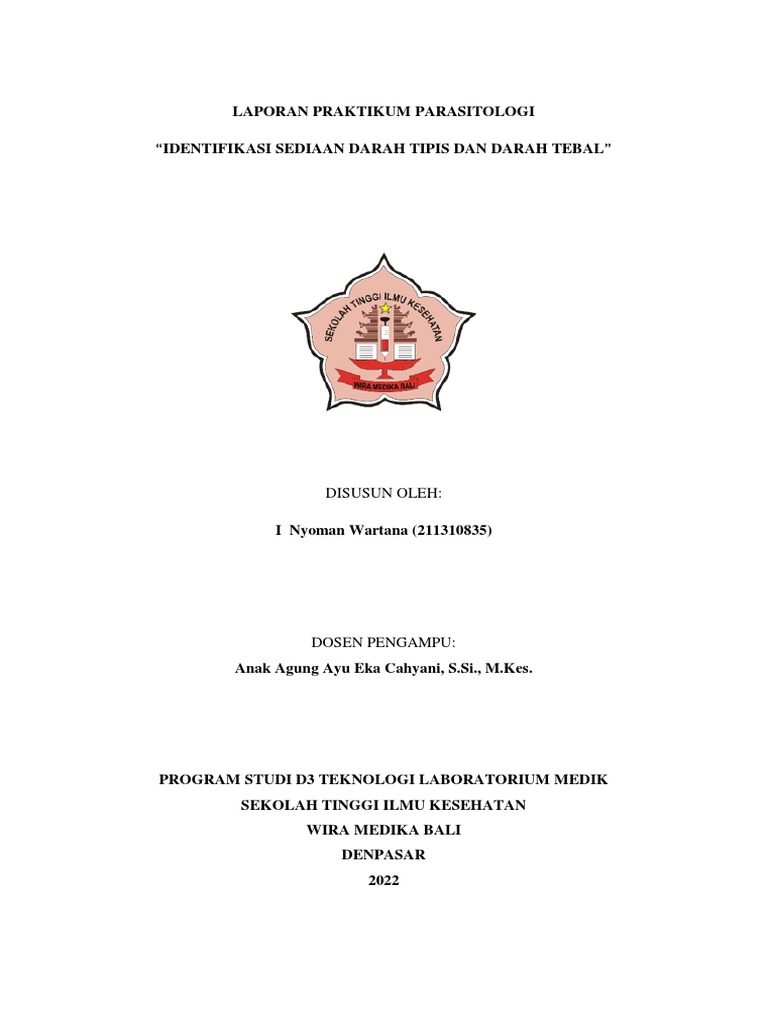 Identifikasi Sediaan Darah Malaria | PDF