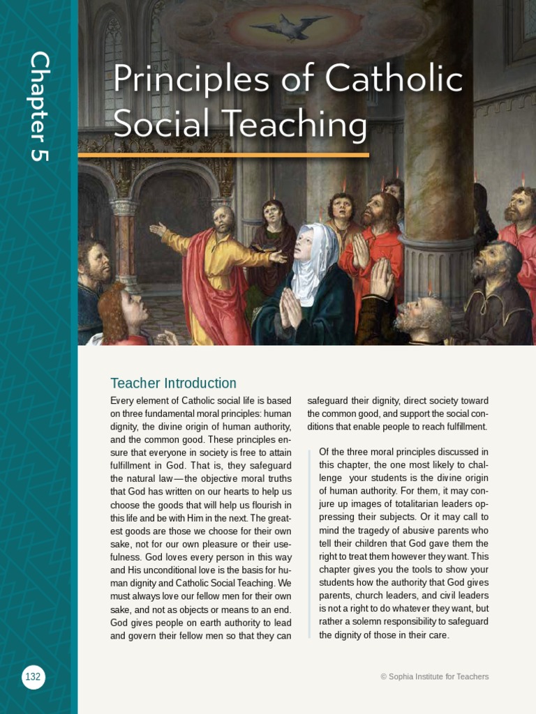 Principles of Catholic Social Teaching | PDF | Catholic Social Teaching ...
