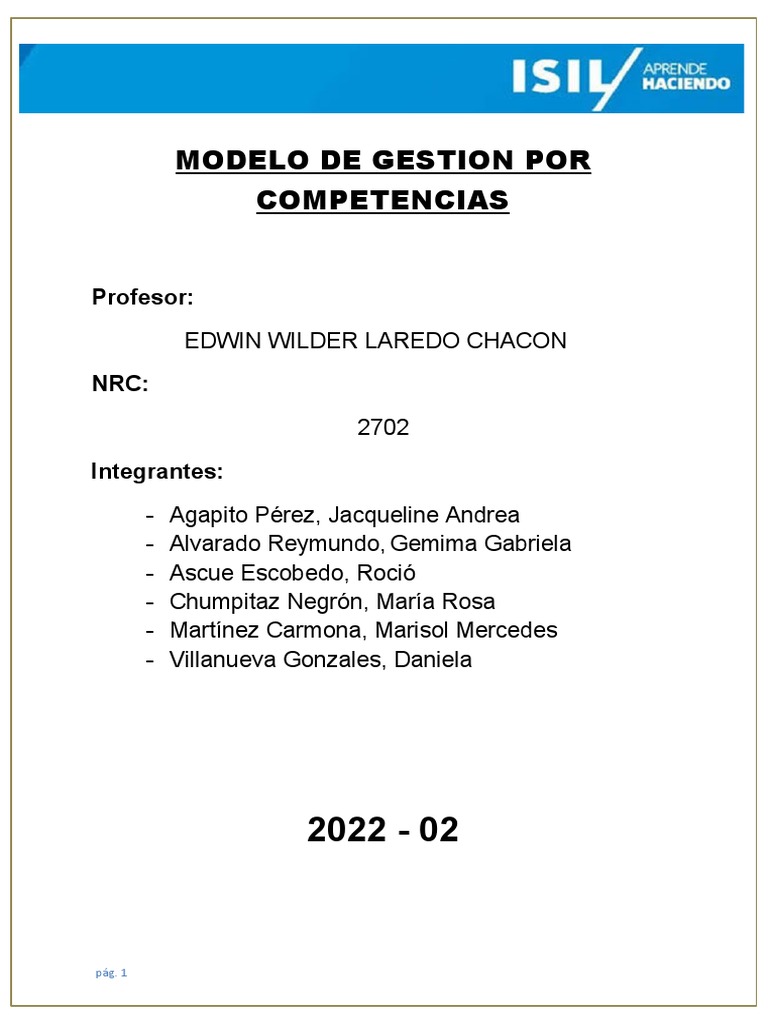 Ep1 Modelo de Gestion Por Competencias | PDF