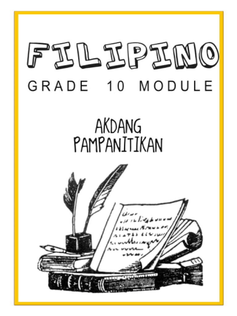 Filipino 10 Module Activy - Unang Linggo | PDF