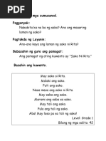 Problema at Solusyon | PDF