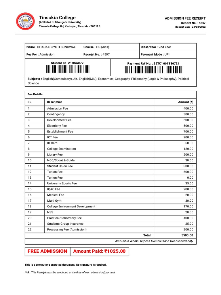 Payment Invoice | PDF | Receipt