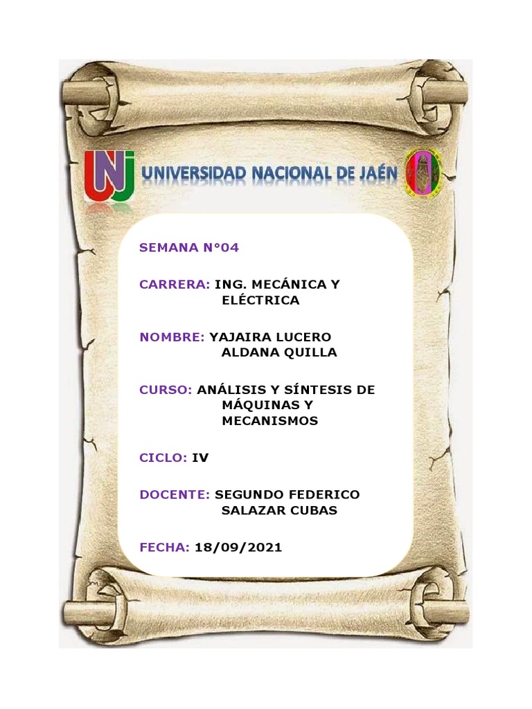 Yajaira Aldana Asmm S4 2021 Ii | PDF | Mecánica | Mecanica clasica