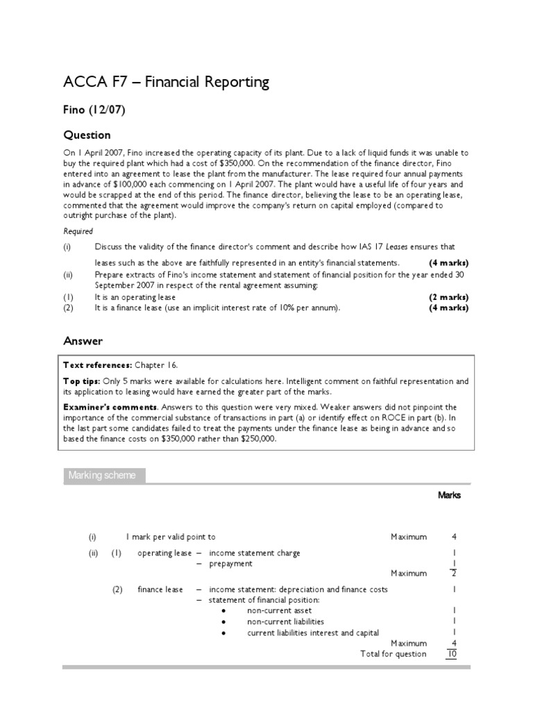 Leasing | PDF | Balance Sheet | Lease