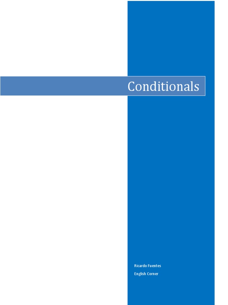 Conditionals First And Secondingles Pdf Language Mechanics