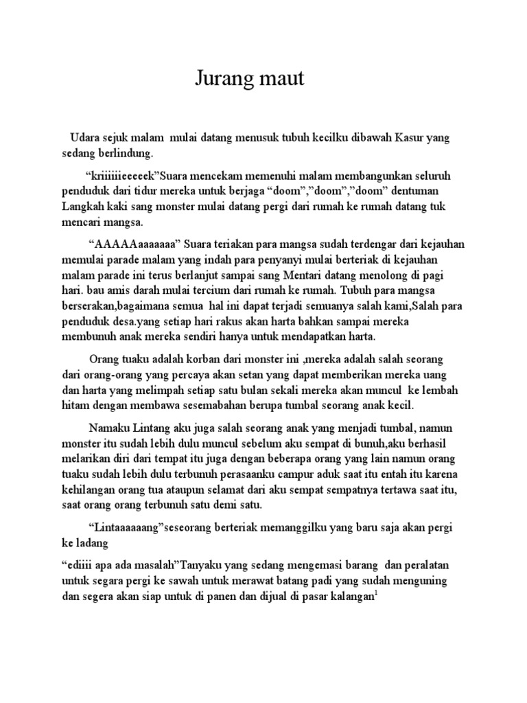 Jurang Maut | PDF