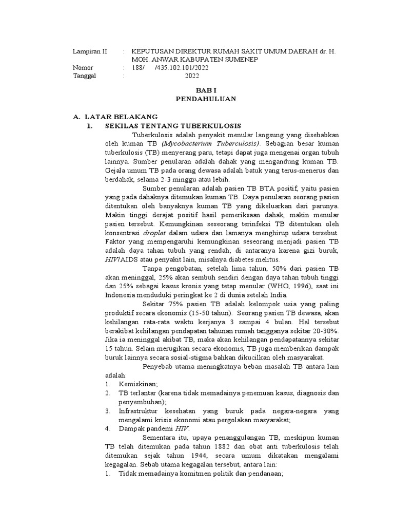 Strategi DOTS Penanggulangan Tuberkulosis | PDF | Pengembangan Diri ...