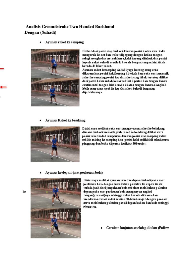 Analisis Teknik Two Handed Backhand | PDF