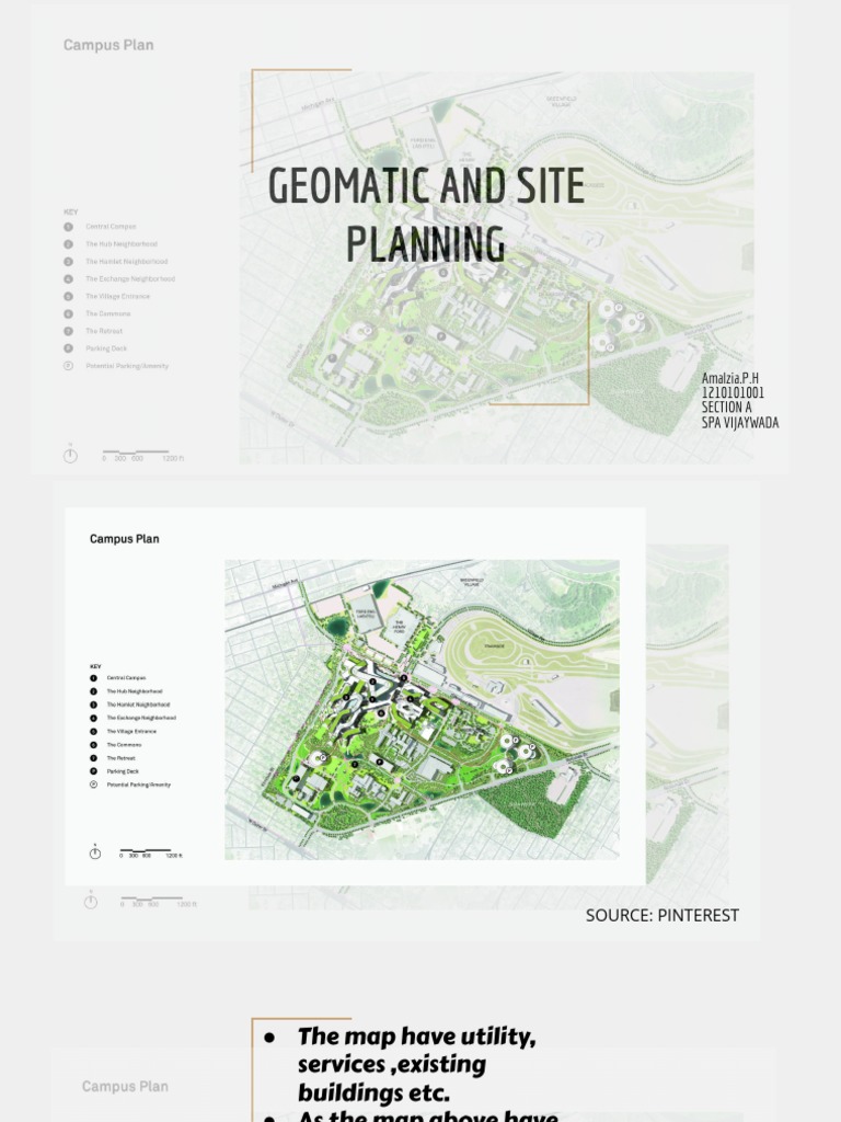 Geomatic and Site Planning: Amalzia.P.H 1210101001 Section A Spa Vijaywada | PDF