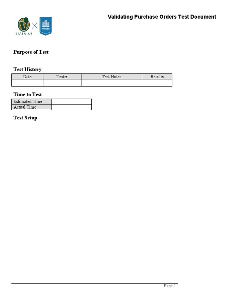Validating Purchase Orders - TEST | PDF | Finance & Money Management