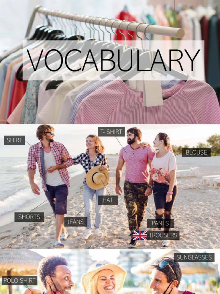 Clothes Vocabulary | PDF