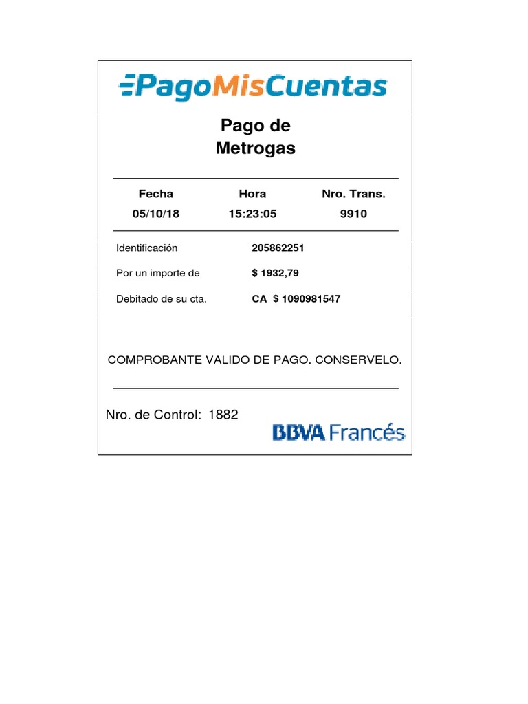 Metrogas 1882 | PDF | Finanzas y dinero