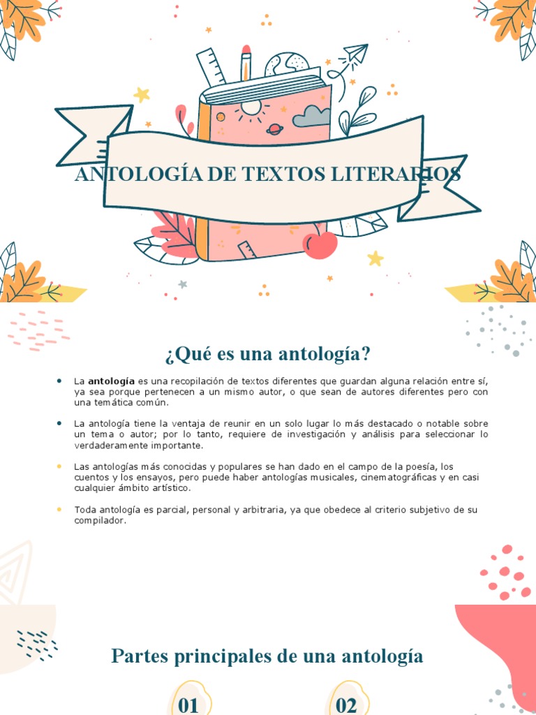 Antologia de Textos Literarios | PDF | Antologías | Escritura