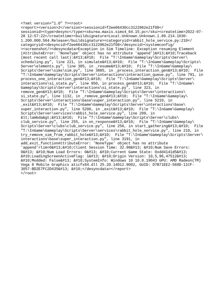 Lastexception 63794685934 | PDF | Server (Computing) | System Software