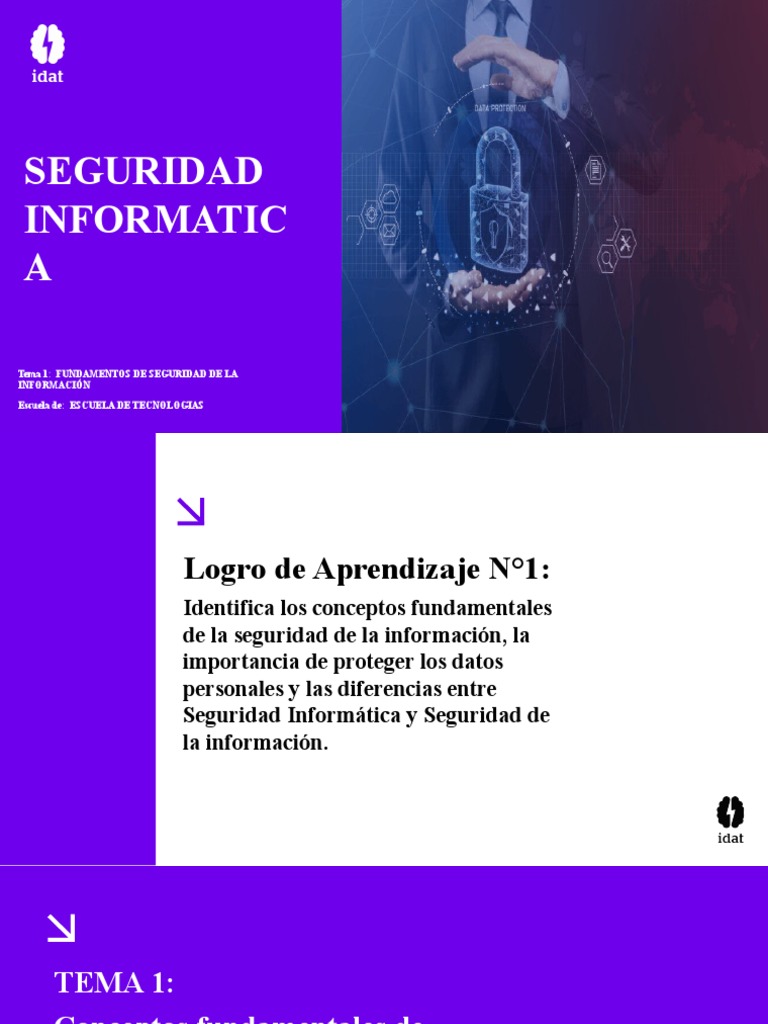 Tema 1 | PDF | Seguridad de información | Seguridad