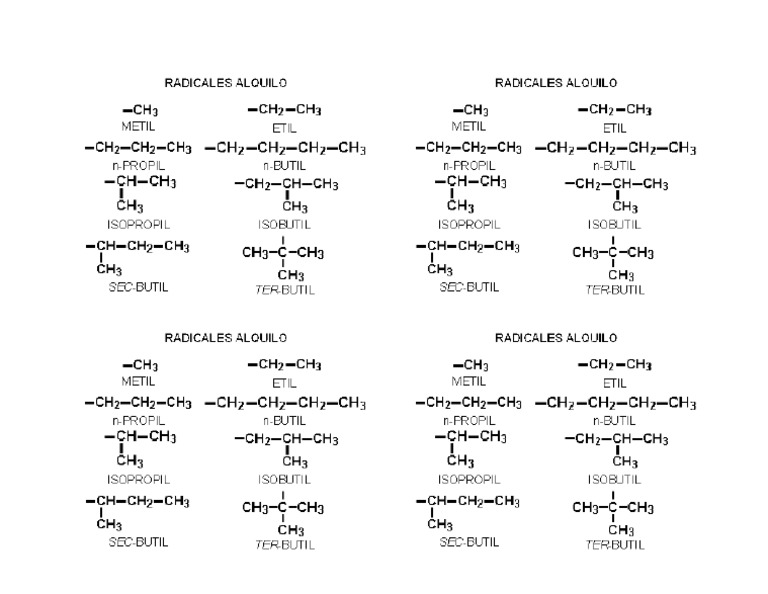 Radical Alquilo | PDF