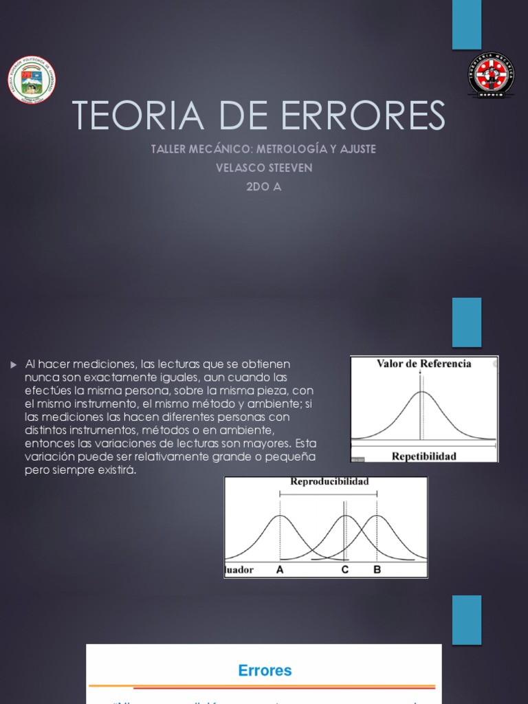 Teoria de Errores | PDF | Medición | Error de observación