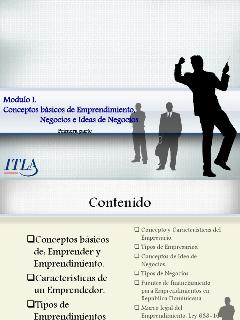 Modulo 1 Primera Parte Pdf Iniciativa Empresarial Innovación