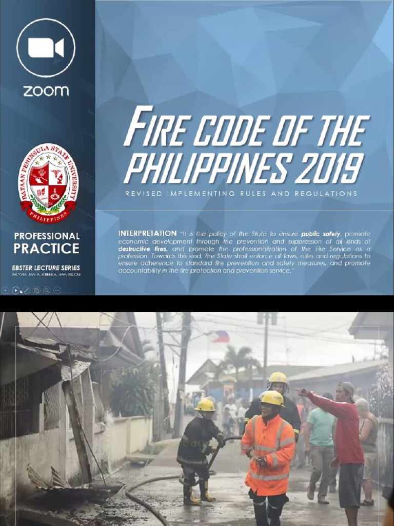 01 Fire Code of The Philippines 2019 | PDF