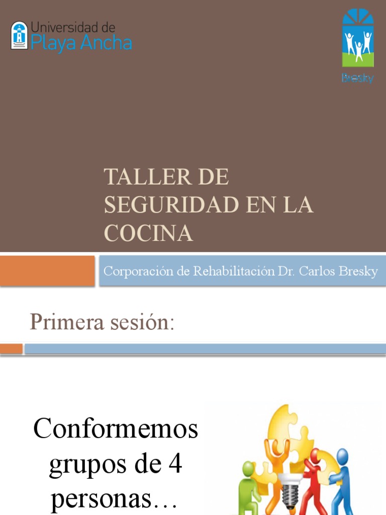Taller de Seguridad en La Cocina | PDF