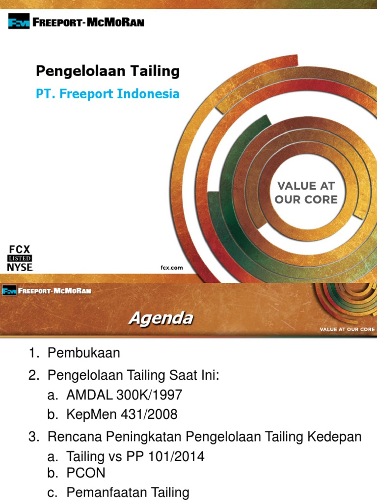 Pengelolaan Tailing PTFI Sep 2016 | PDF