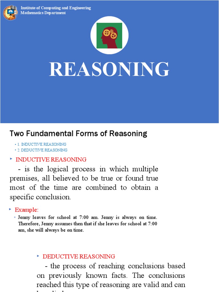 Lesson 3 Math | PDF | Inductive Reasoning | Deductive Reasoning