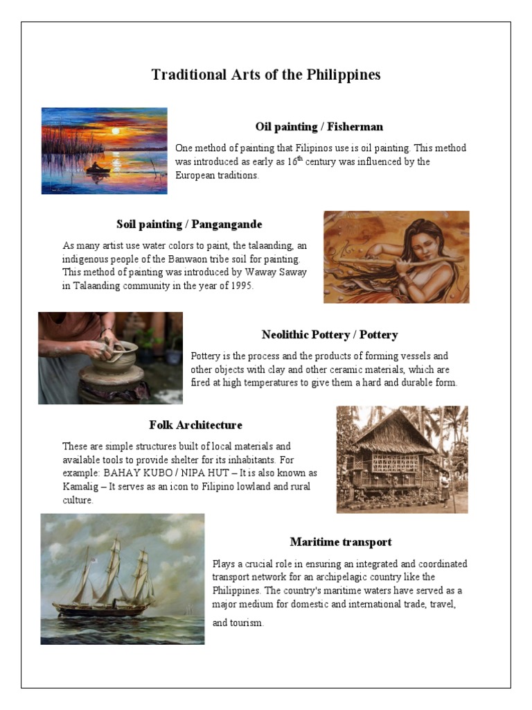 Traditional Arts of The Philippines | PDF | Ornament (Art)