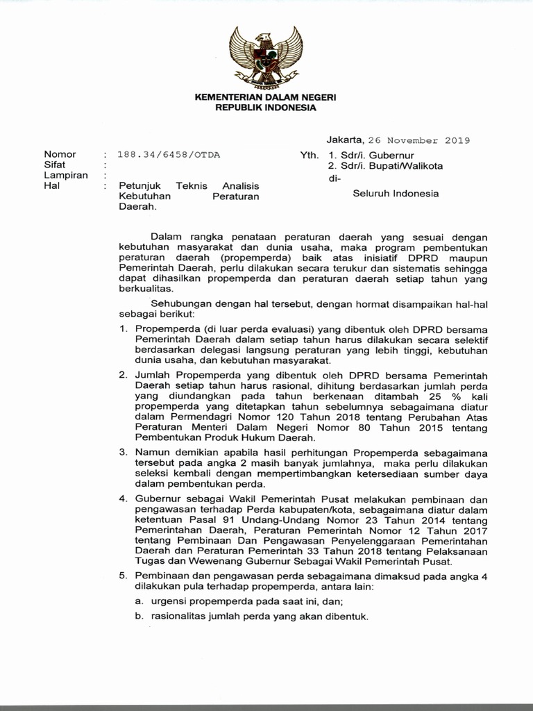 SE 26 Nov 2019 - Petunjuk Teknis AKP | PDF