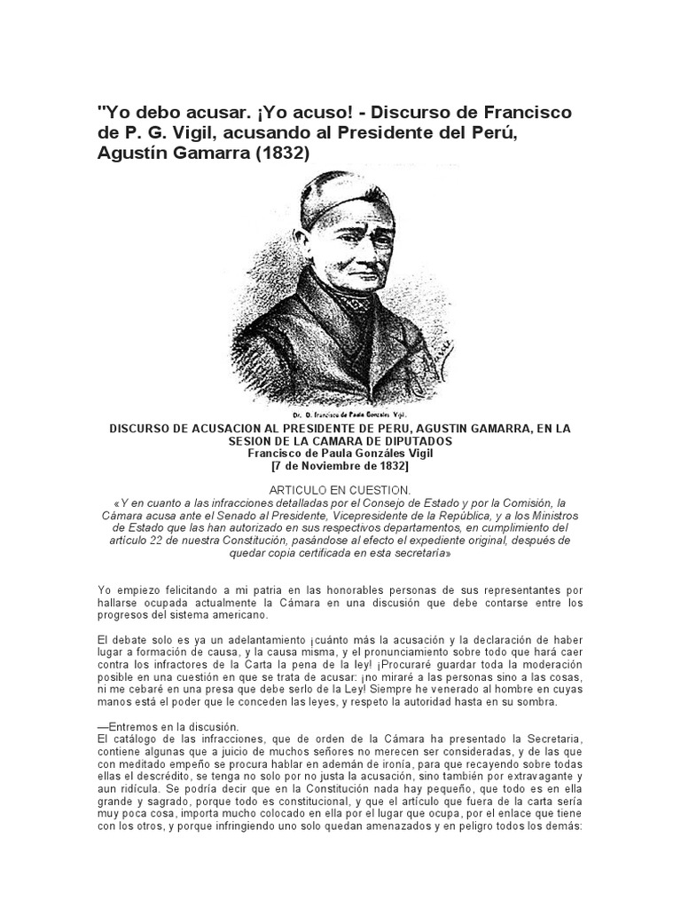 Yo Debo Acusar y Acuso | PDF | Paz | República