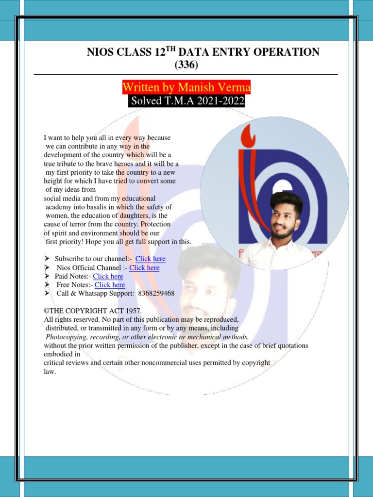 Data Entry Operation TMA in Eng | PDF | Application Software ...