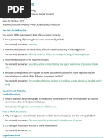 PhysioEx Exercise 9 Activity 1 | PDF | Kidney | Animal Anatomy