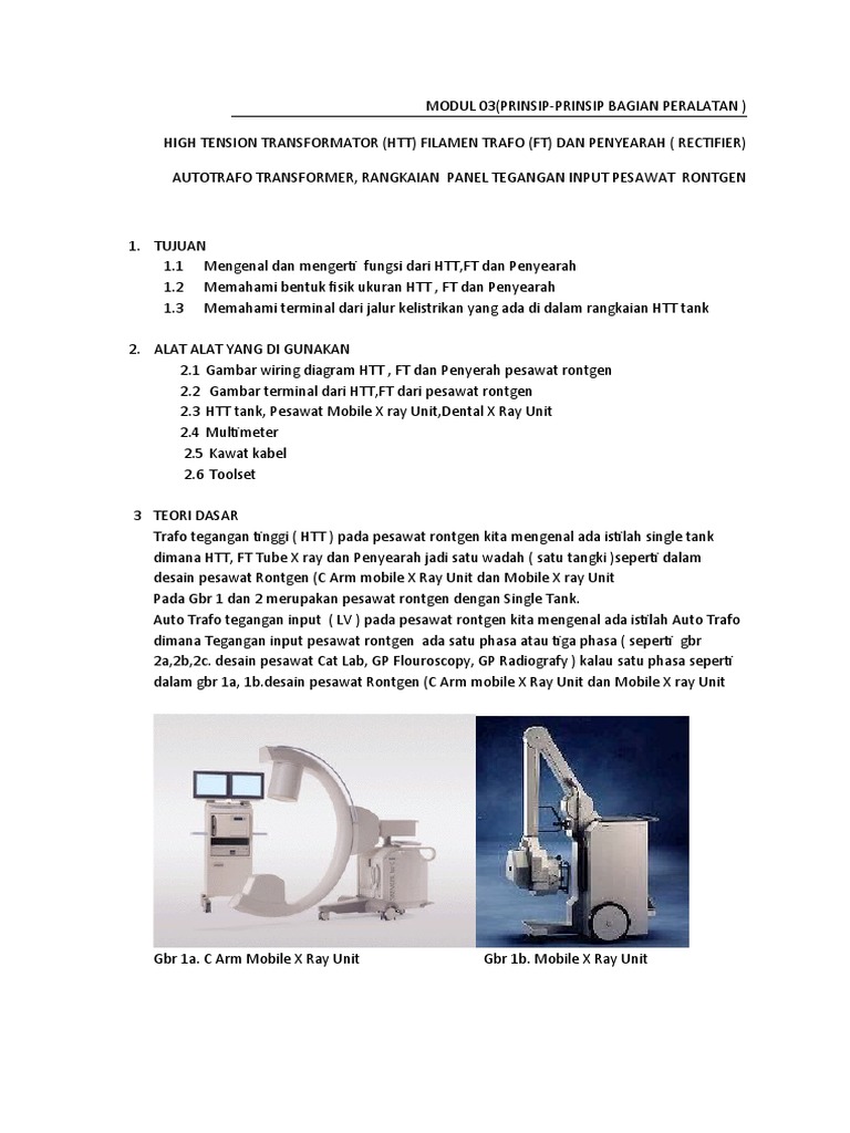 Modul 03 (Prinsip-Prinsip Bagian Peralatan) | PDF