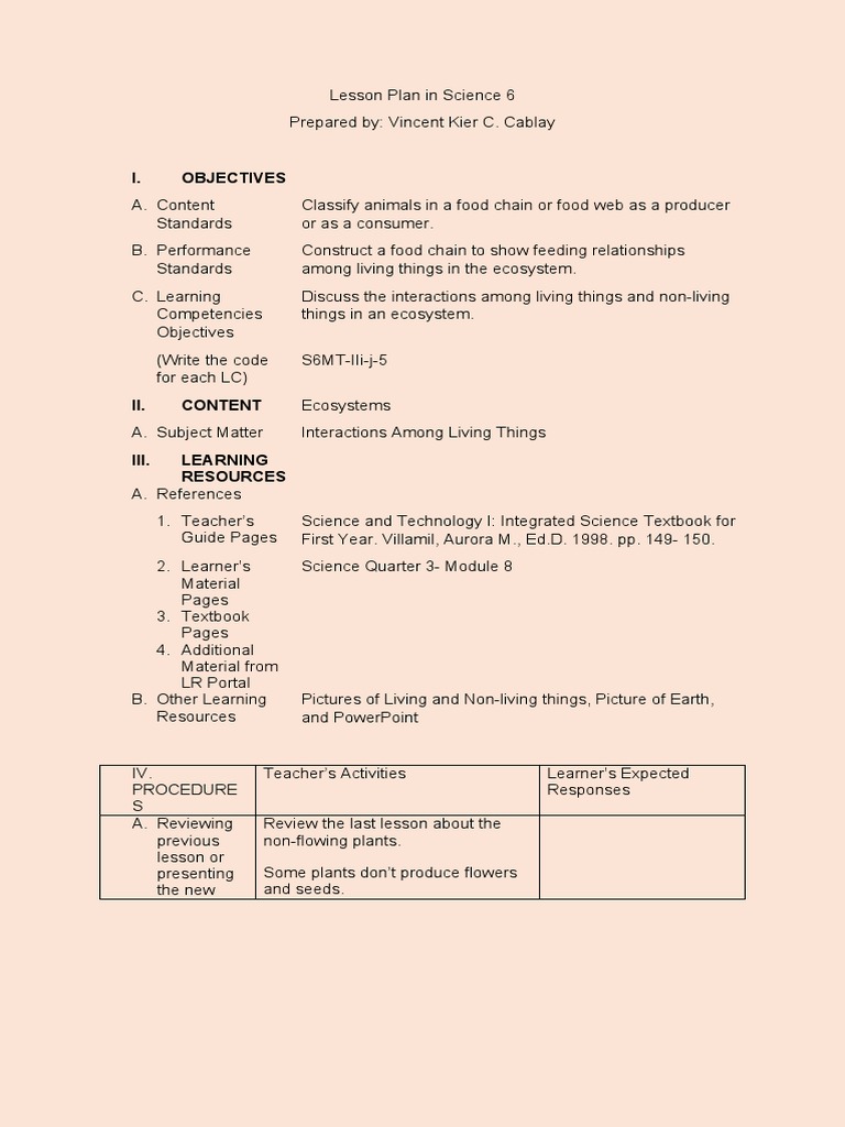 Grade 6 Science: Ecosystems | PDF | Food Web | Foods