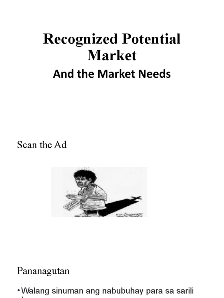 Recognized Potential Market | PDF