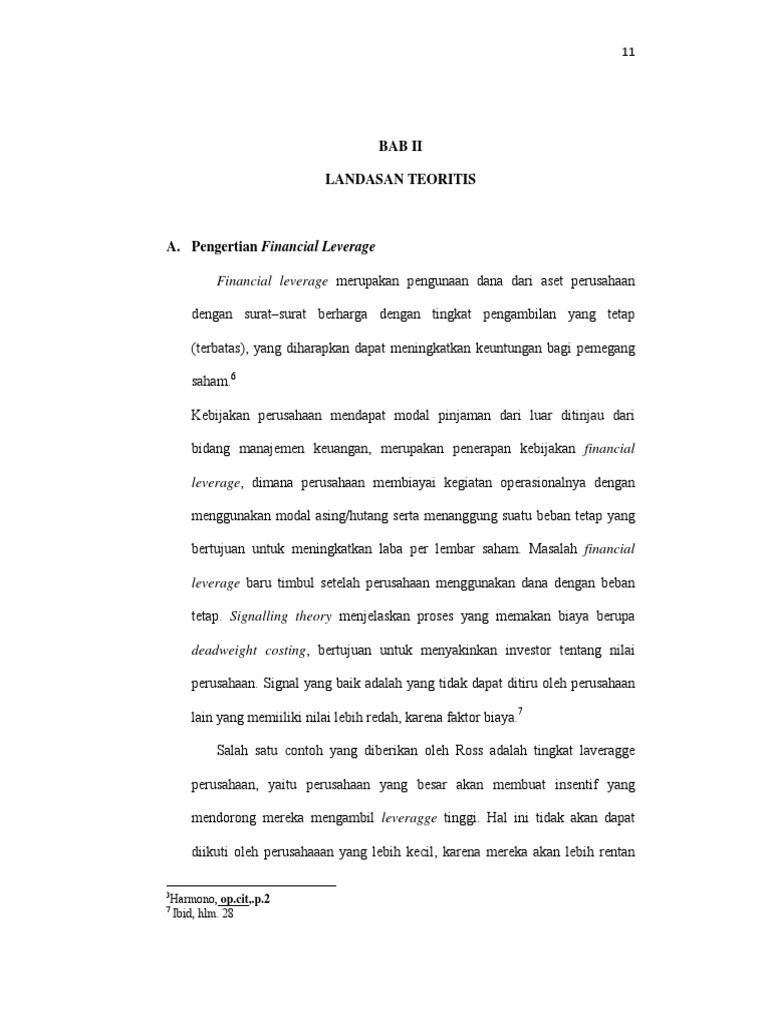 Financial Leverage 1 | PDF