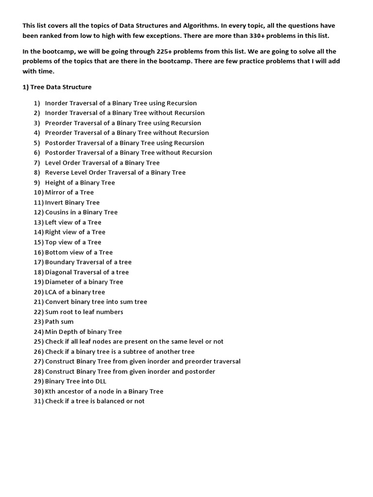 DSA Problems List | Download Free PDF | Matrix (Mathematics) | String (Computer Science)