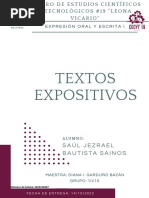 Portada Textos Expositivos | PDF