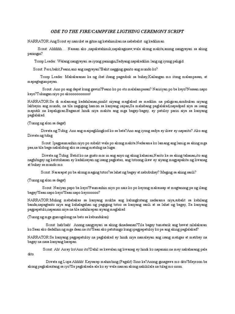 Ode To The Fire | PDF