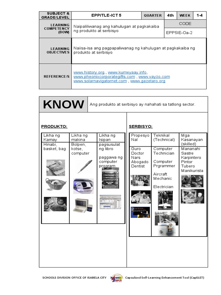 Epp Ict-5 Week 1, Day 4 | PDF