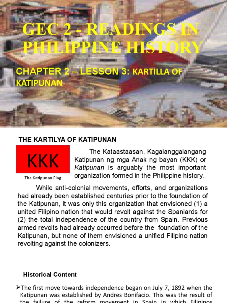 GEC 2 - The Kartilya of Katipunan | Download Free PDF | Philippines
