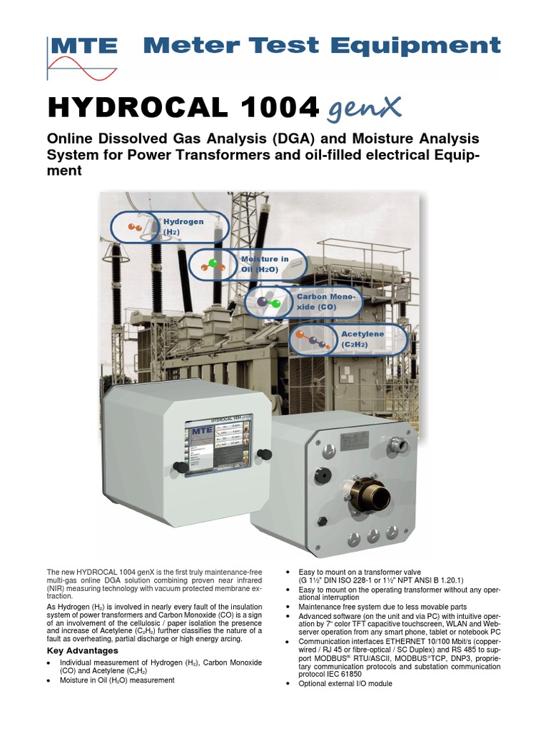 HYDROCAL 1004 Genx English - R05 (08.2018) | PDF | Transformer ...