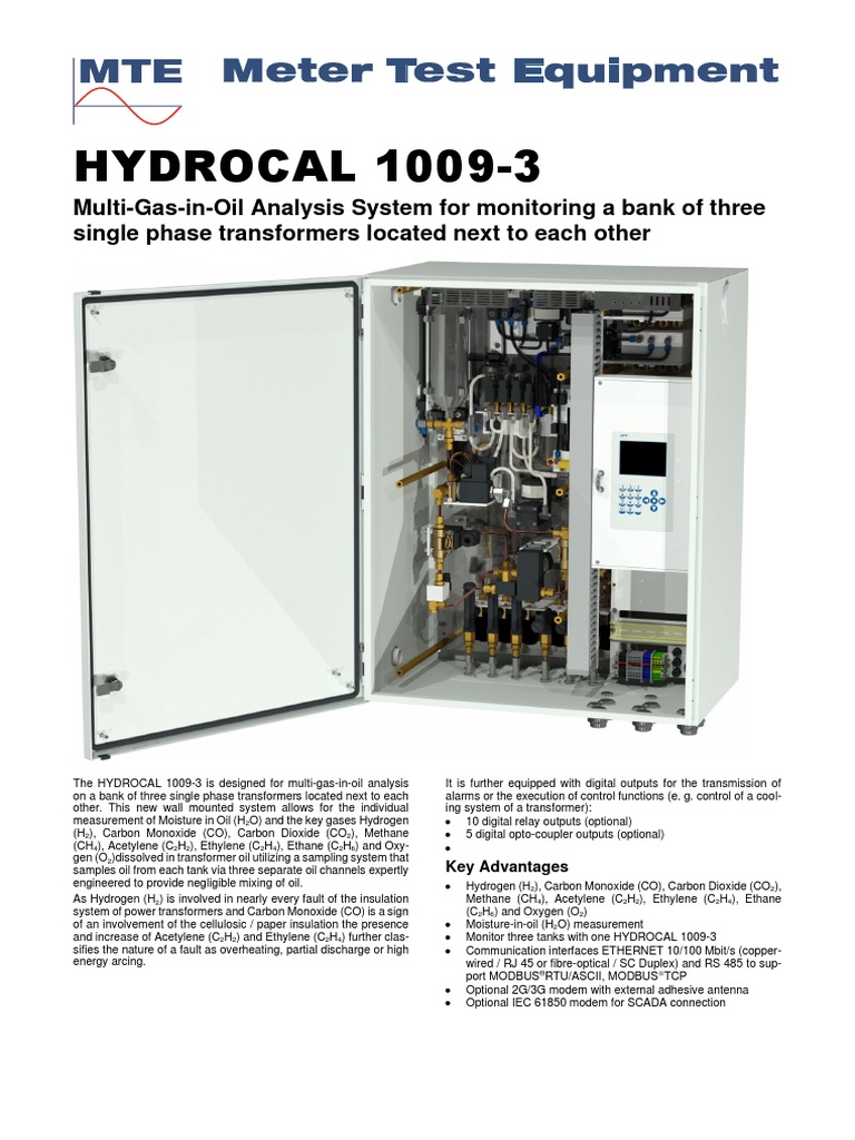 HYDROCAL 1009-3 English - R03 (01.2019) | PDF | Carbon Dioxide | Methane