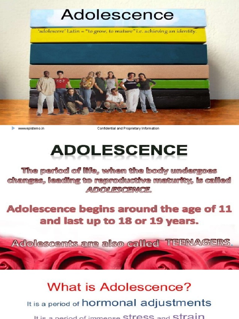 Reaching The Age of Adolescence | PDF | Wellness