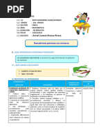 Sesion Completamos Patrones Numéricos | PDF | Plan de estudios | Aprendizaje