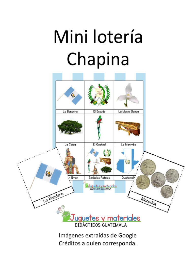 Mini Lotería Chapina: Símbolos Patrios | PDF