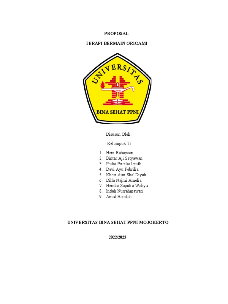 Terapi Origami untuk Anak Sakit | PDF